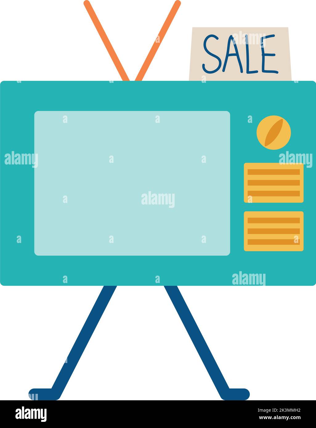 retro tv for sale Stock Vector Image & Art - Alamy
