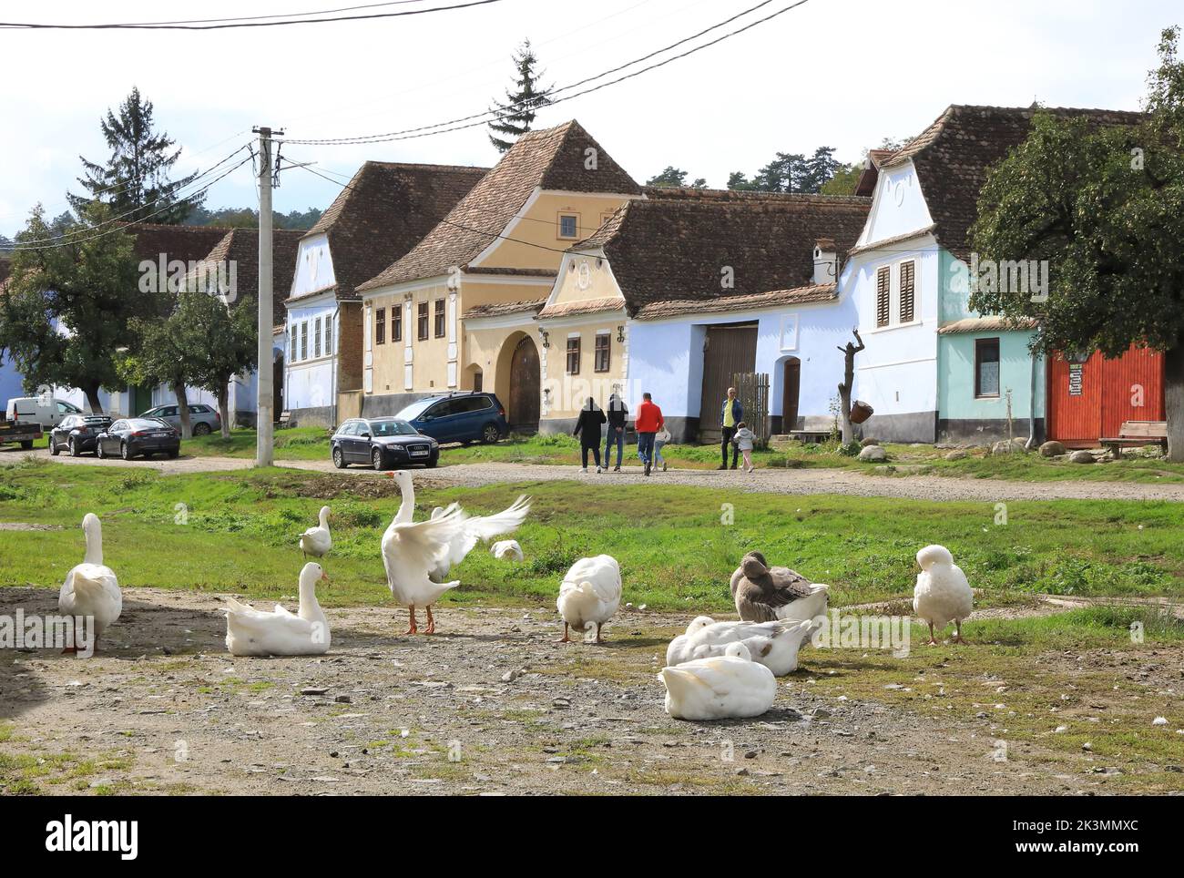 The rural Saxon village of Viscri in Transylvania, where Prince Charles ...