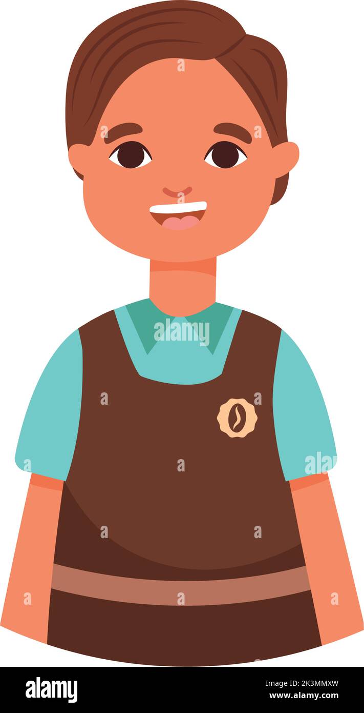 happy barista icon Stock Vector Image & Art - Alamy