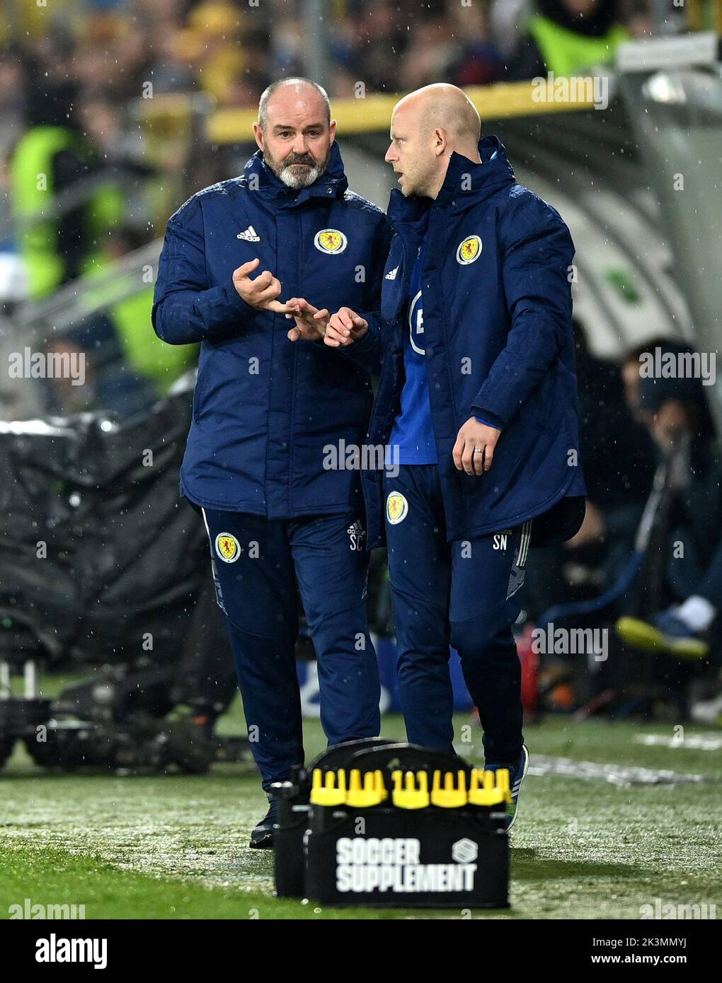 Scotland head coach Steve Clarke during the UEFA Nations League match ...