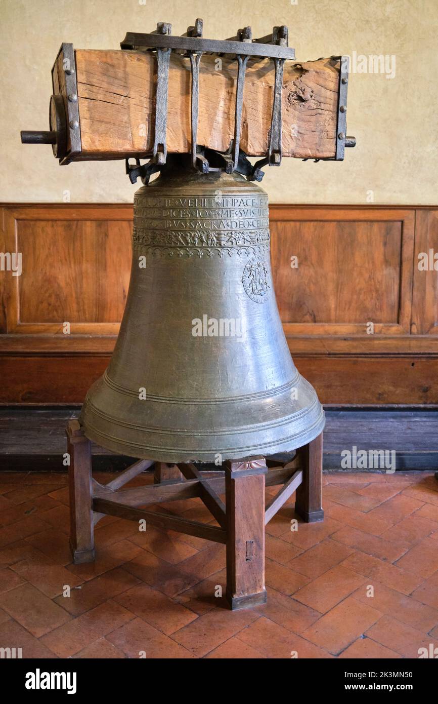The Piagnona Church Bell in the Museum of San Marco Florence Italy ...