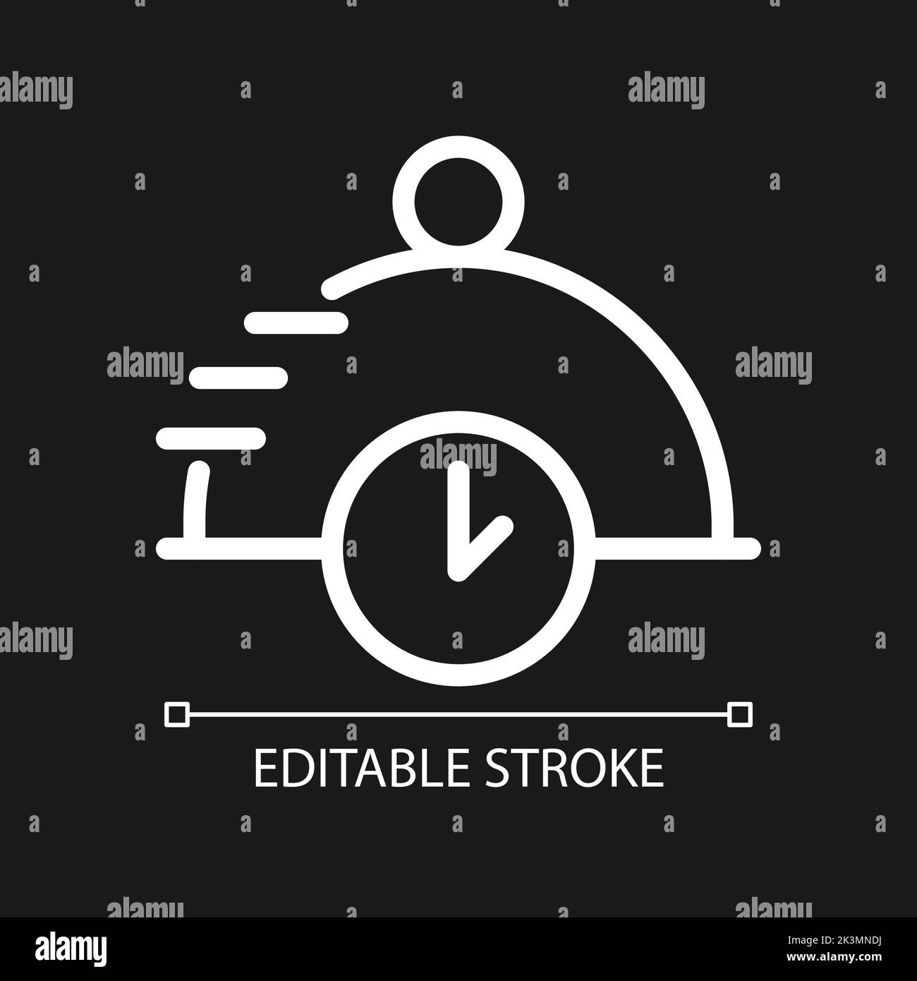 Customer waiting to be served Stock Vector Images - Alamy