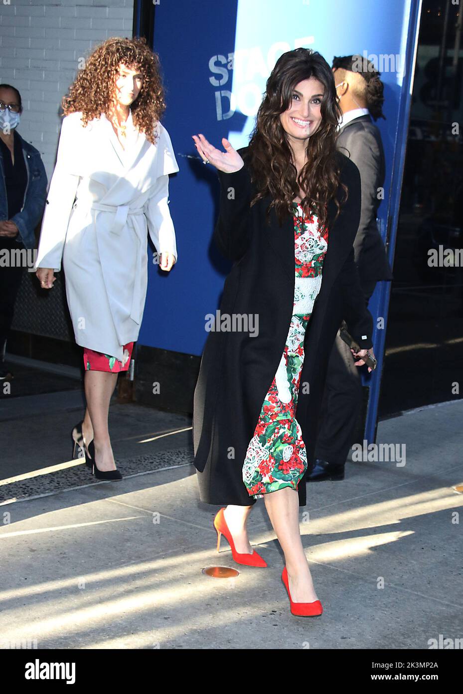 NEW YORK, September 27: Cara Mentzel and Idina Menzel seen at Good ...