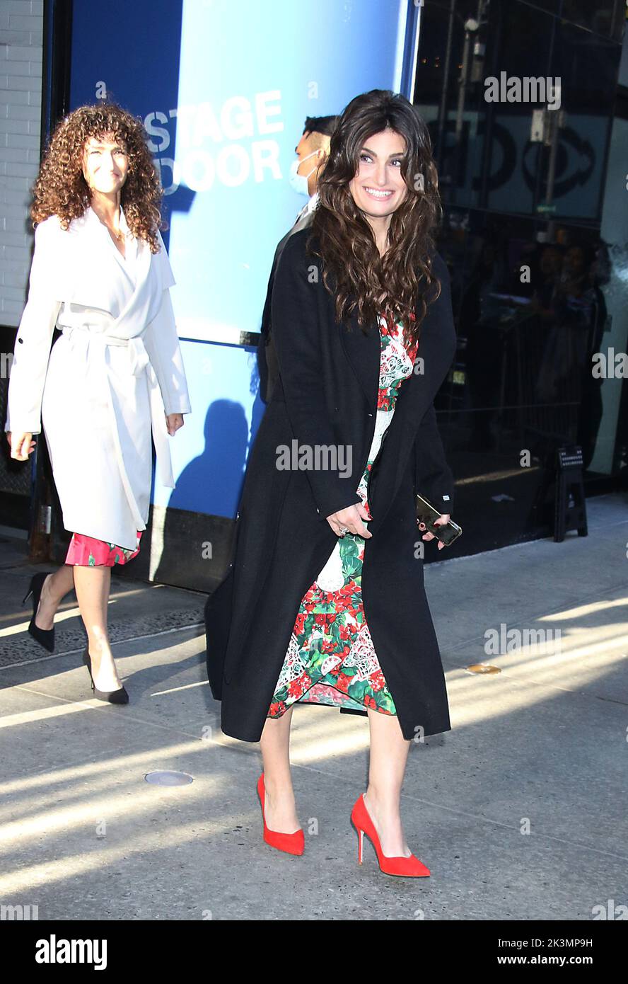 NEW YORK, September 27: Cara Mentzel and Idina Menzel seen at Good ...