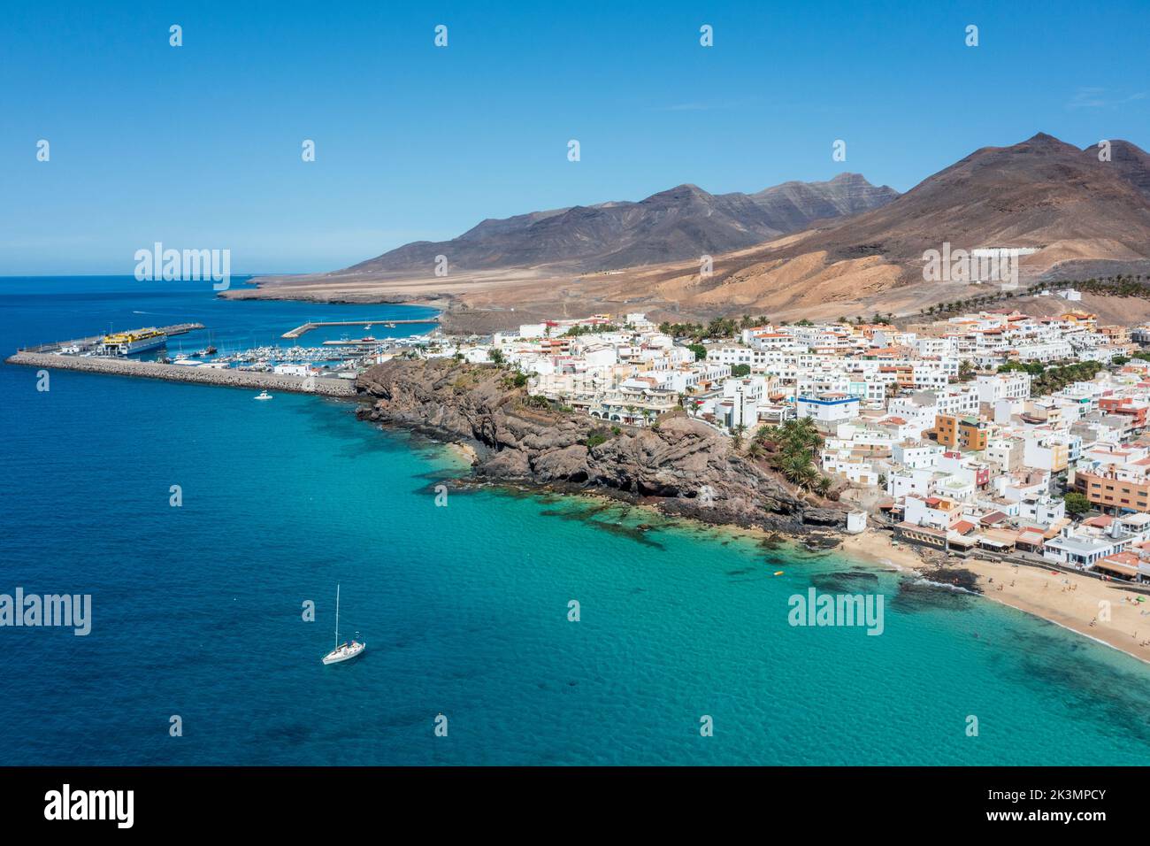 Aerial view of Morro Jable , Fuerteventura Stock Photo - Alamy
