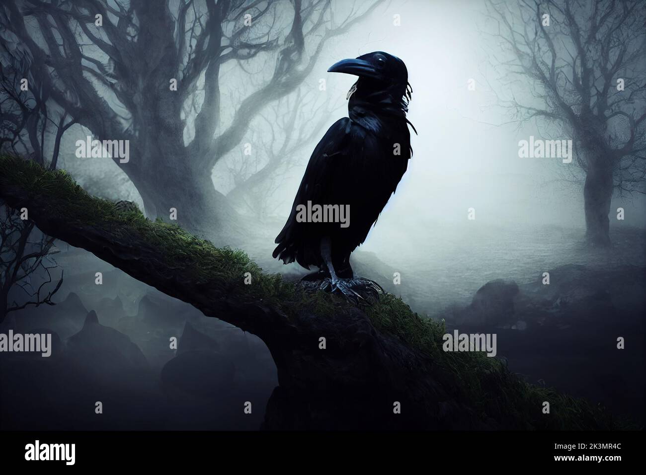 Halloween scary tree silhouette isolated hi-res stock photography and ...