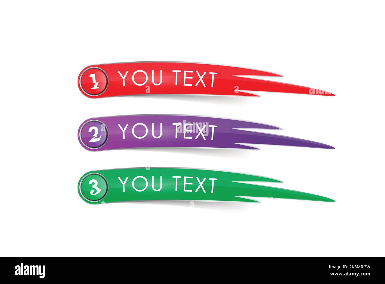 A vector illustration of Colorful web buttons pack for different ...