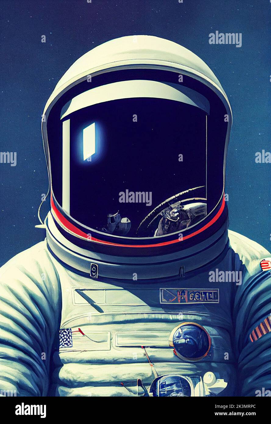 Astronaut art portrait hi-res stock photography and images - Alamy