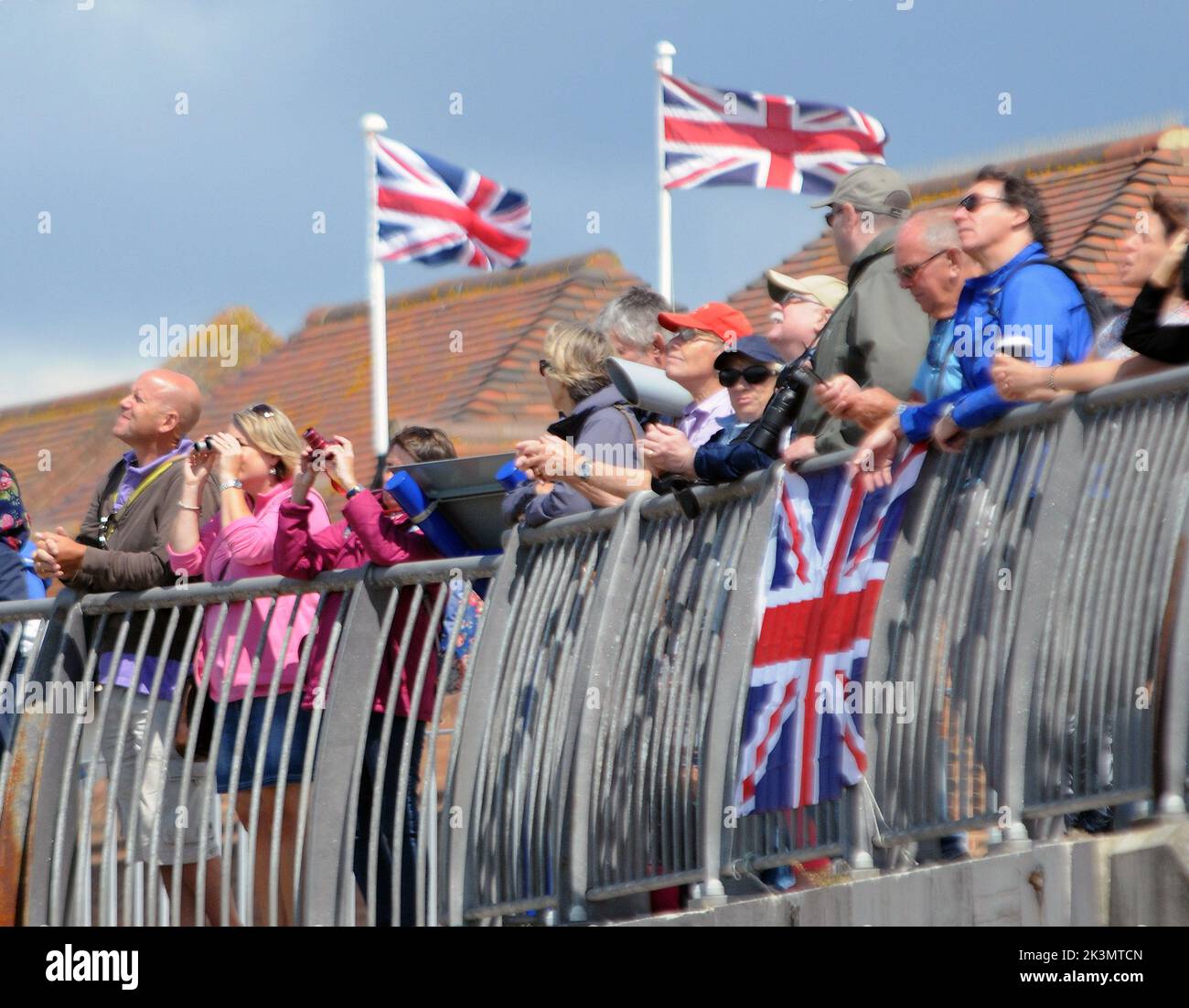Partisan crowds line the seafront at Southsea as the yachts leave ...