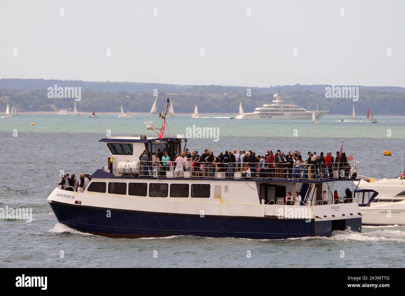 The Ashleigh R a crowded boat packed with spectatotors at the start of ...