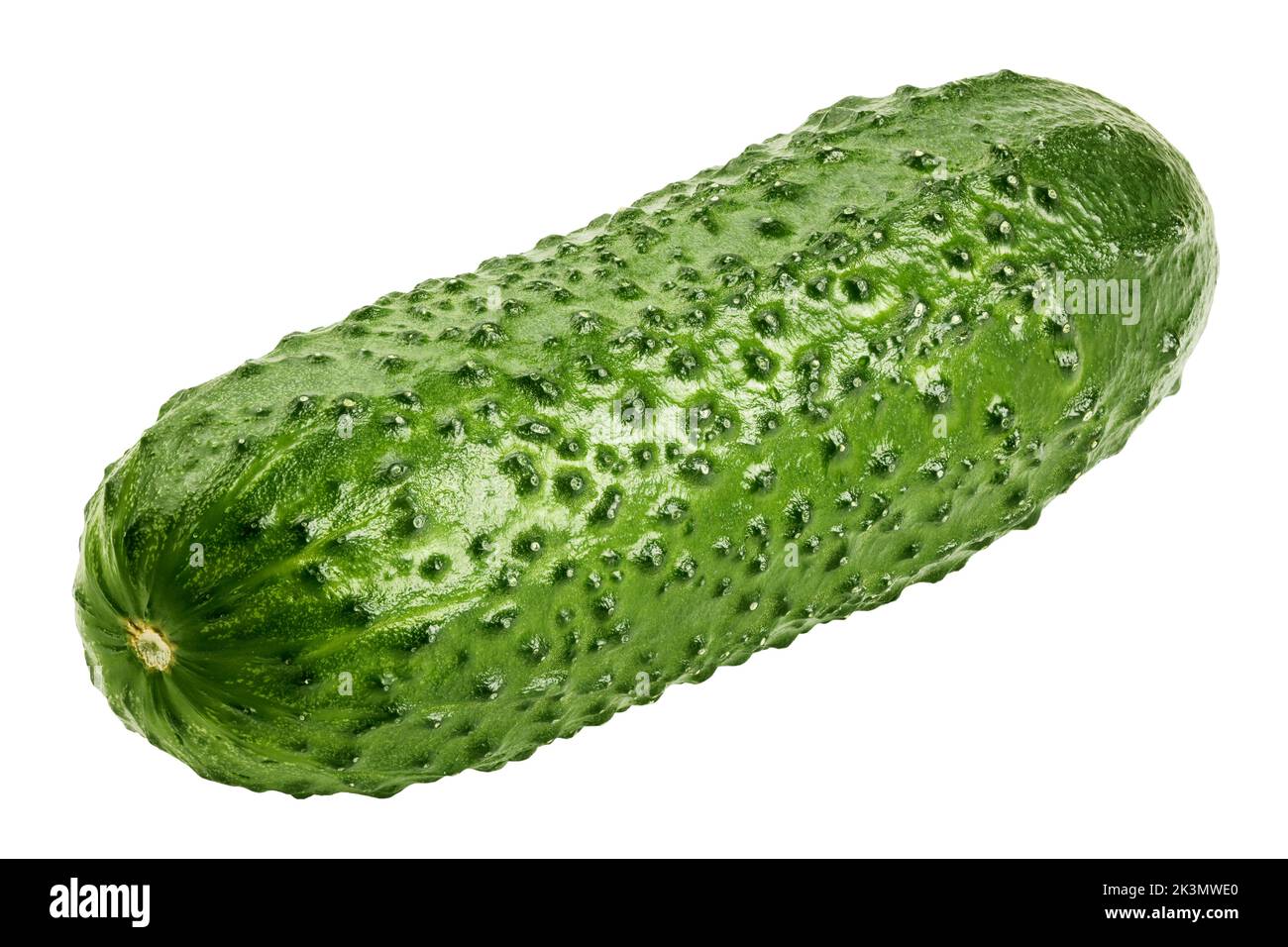 cucumber isolated on white background, clipping path, full depth of ...