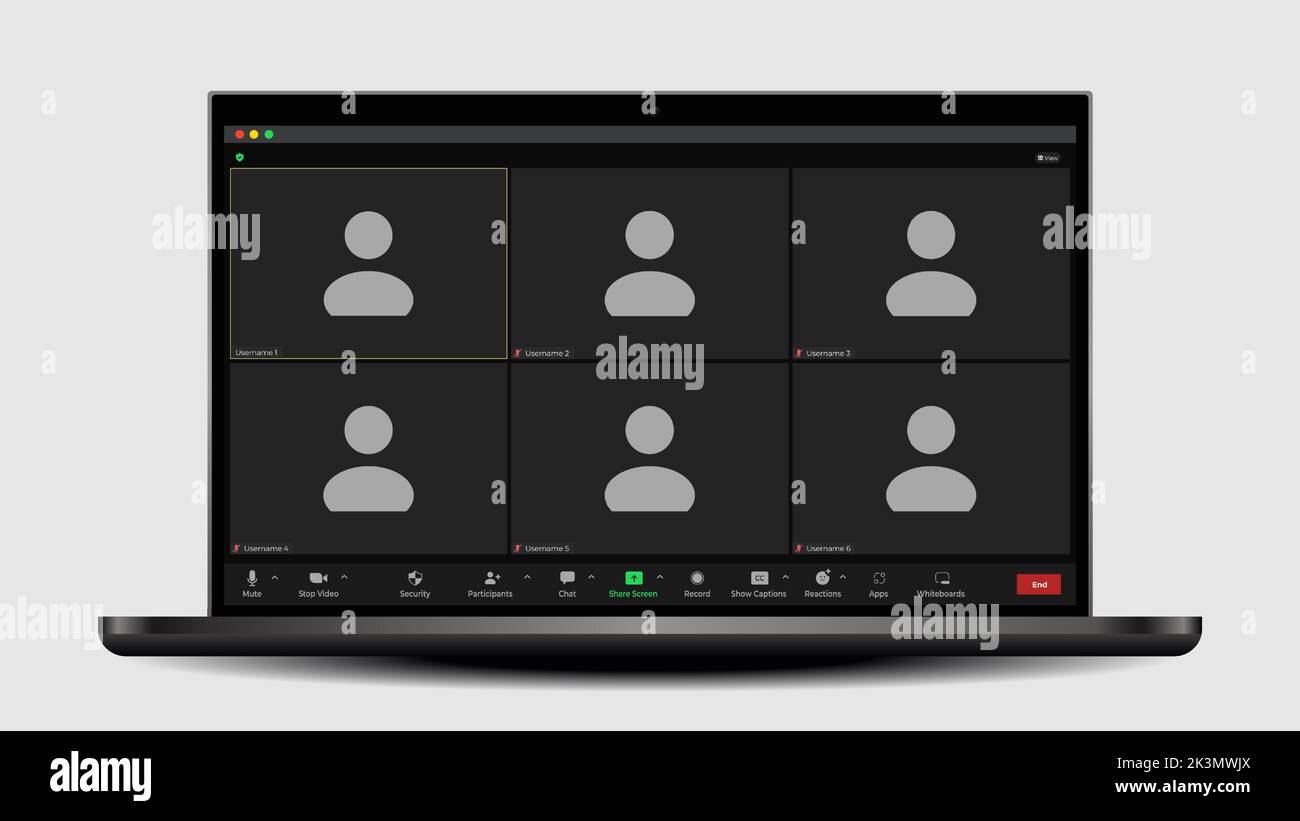 User interface laptop ux Stock Vector Images - Alamy