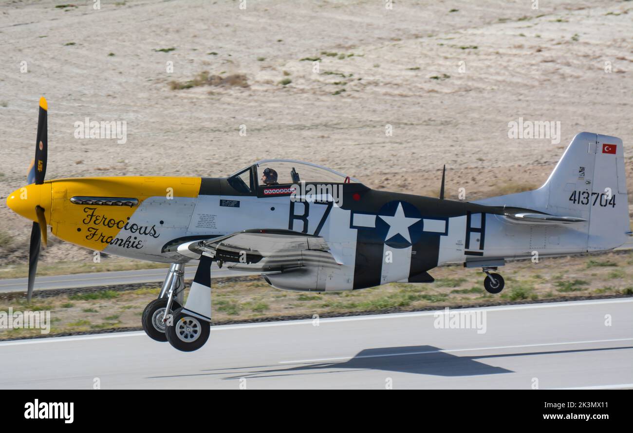 North American P-51 MUSTANG Ferocious Frankie Display SHG AIRSHOW 2022 ...
