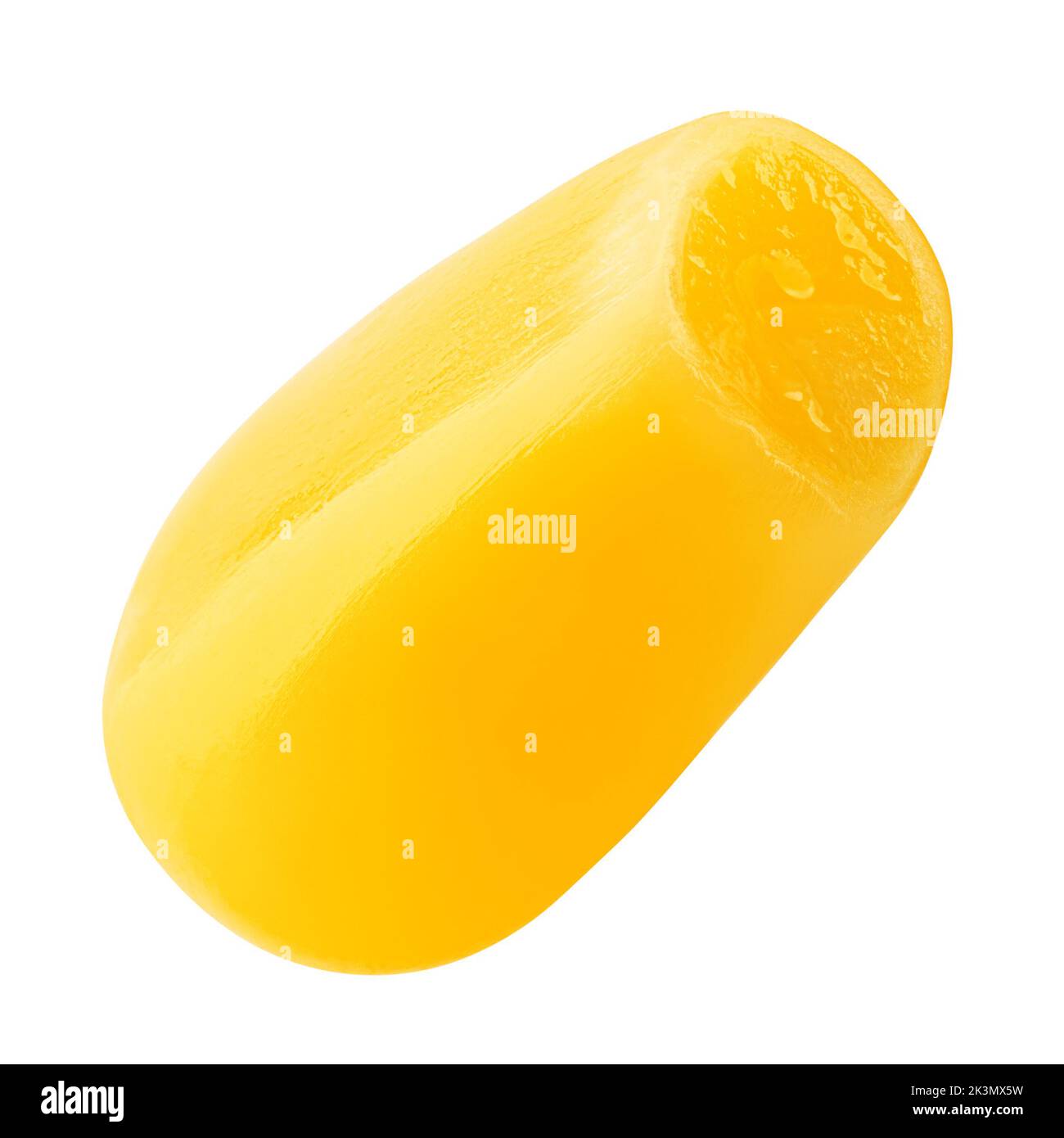 corn seed isolated on white background, clipping path, full depth of ...