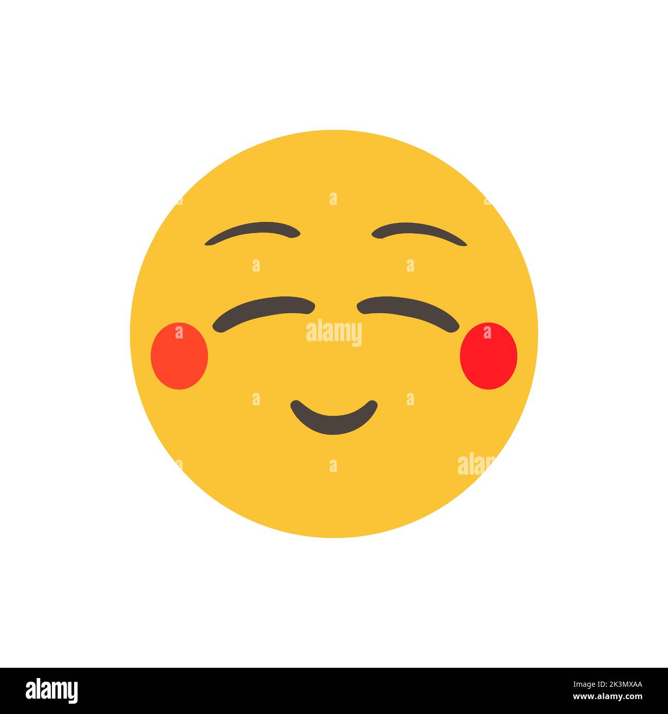 Smile. 3D stylized vector icon. realistic emoticon. 3D emoticon for web ...