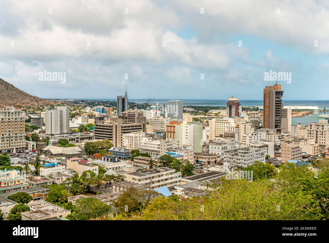 City view of Port Louis on Mauritius Island Stock Photo - Alamy