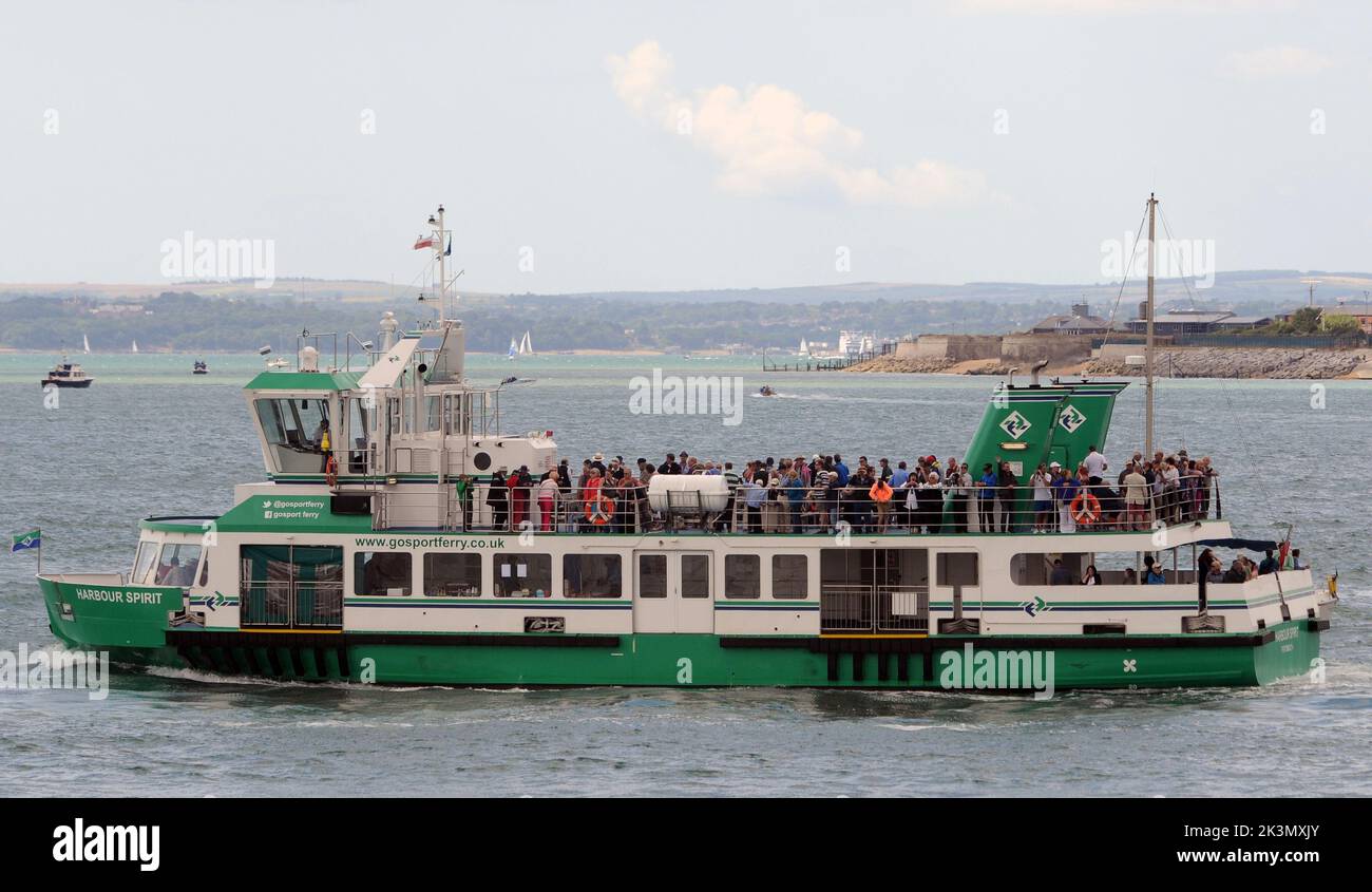Gosport ferry harbour spirit hi-res stock photography and images - Alamy