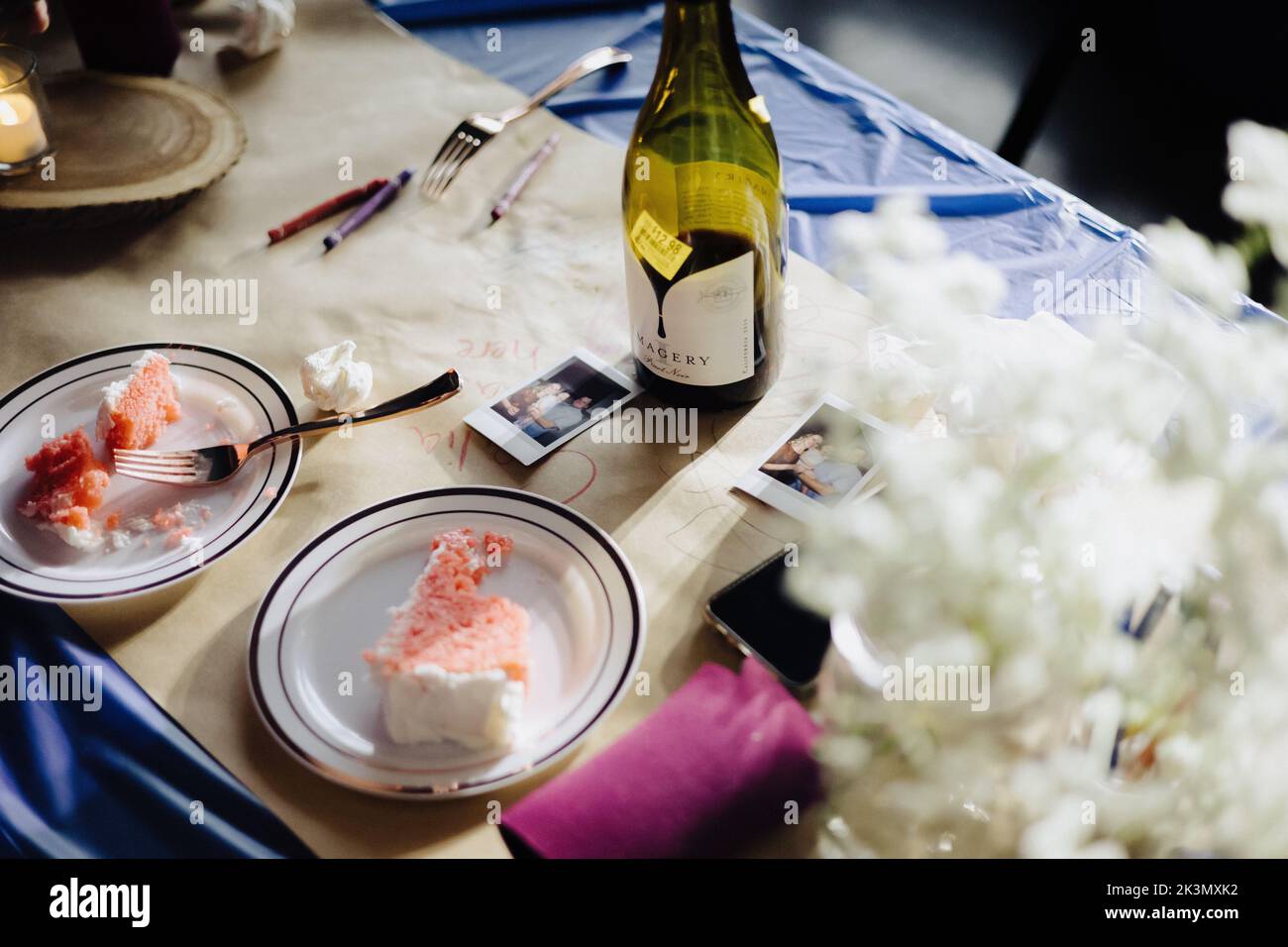 Wedding reception setup wine hi-res stock photography and images - Alamy