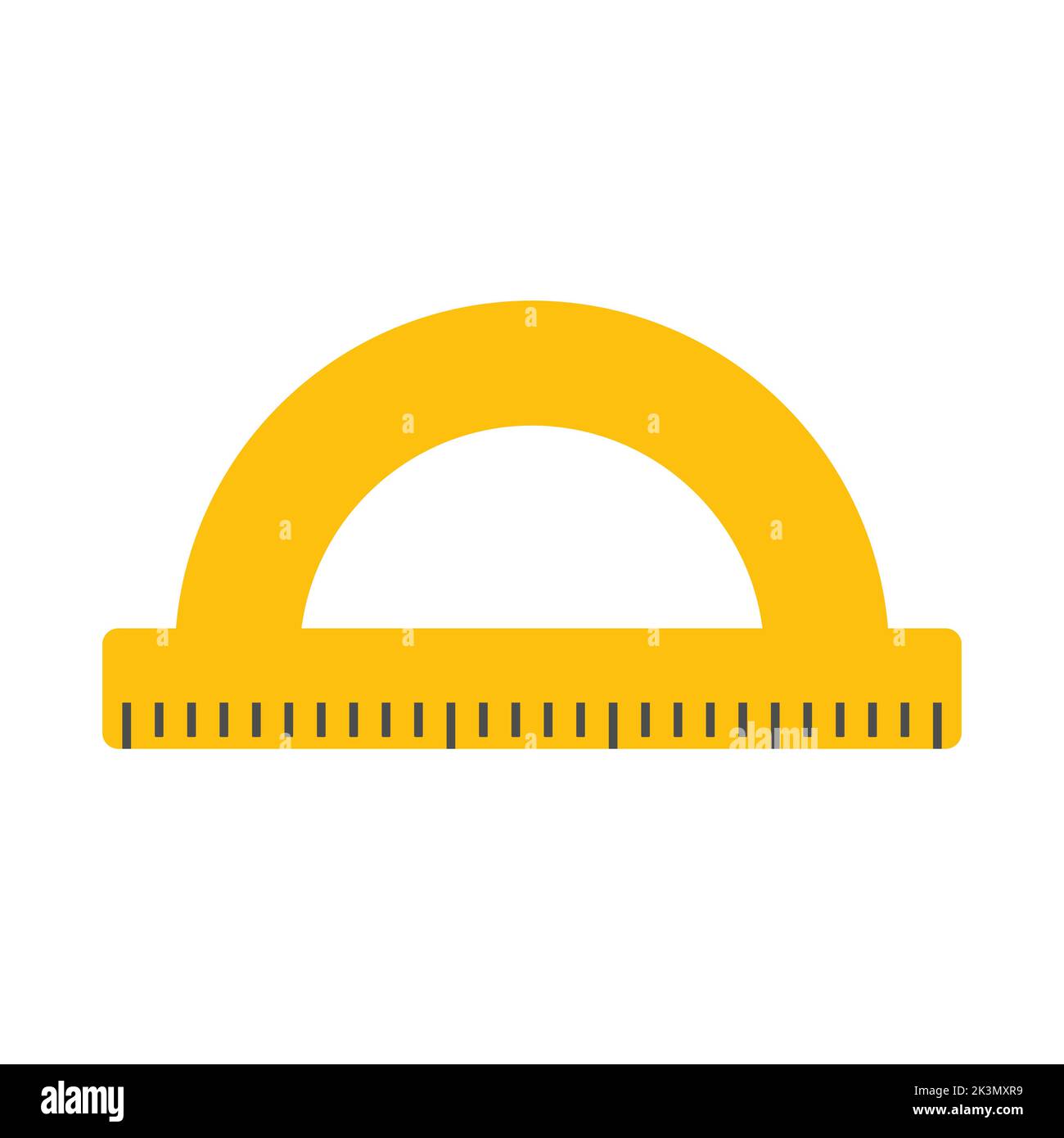 Protractor ruler. Education measure tool. Vector isolated on white ... Protractor ruler. Education measure tool. Vector isolated on white ...