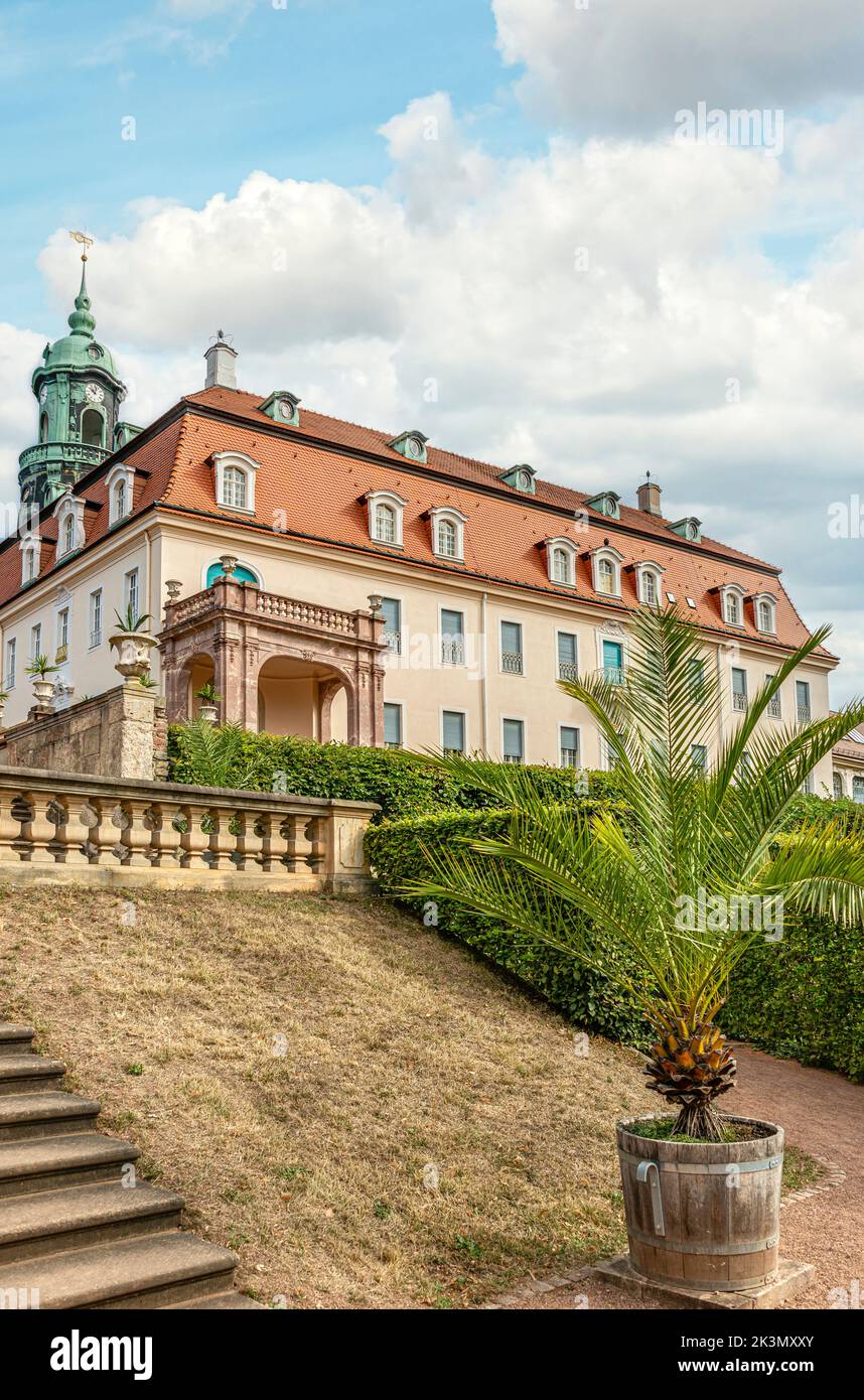 Baroque Castle Lichtenwalde, Saxony, Germany Stock Photo - Alamy