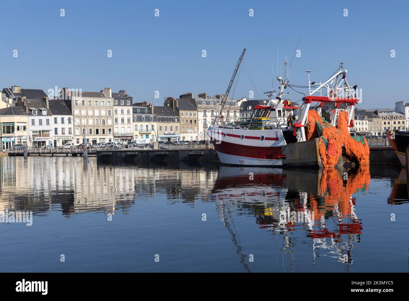 Fishing boats in harbour, Cherbourg, France Stock Photo - Alamy Fishing boats in harbour, Cherbourg, France Stock Photo - Alamy