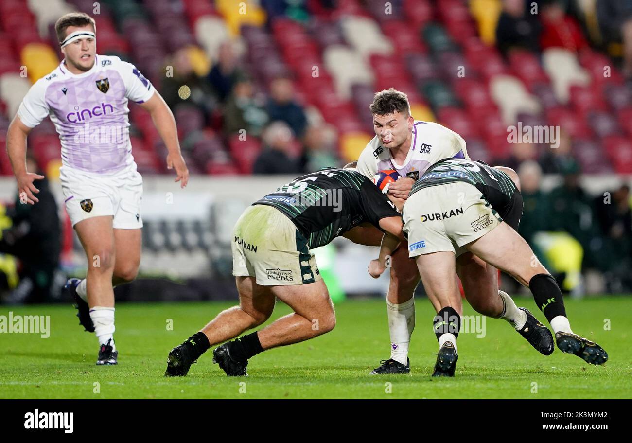 Aaron hinkley of northampton saints hi-res stock photography and images ...
