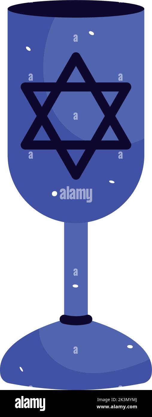 jewish wine glass Stock Vector Image & Art - Alamy