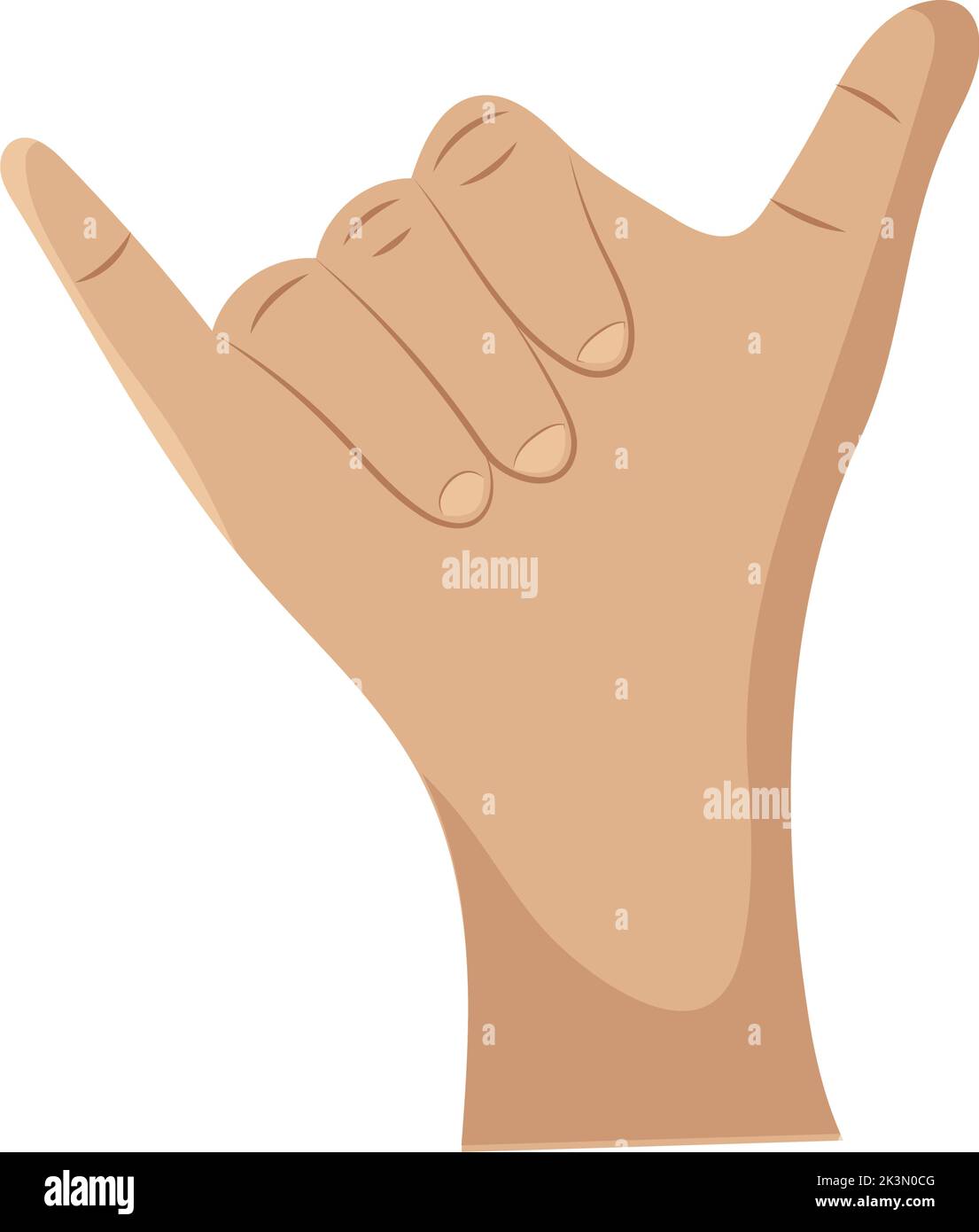 hand with shaka sign Stock Vector Image & Art - Alamy