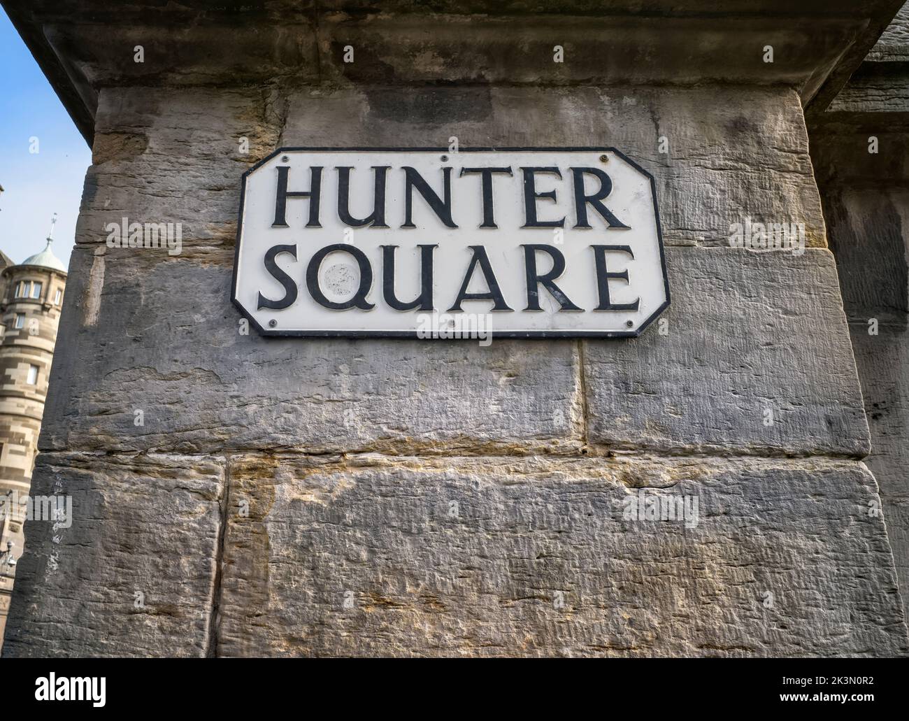 Hunter Square, Royal Mile, Edinburgh, Scotland, UK Stock Photo - Alamy