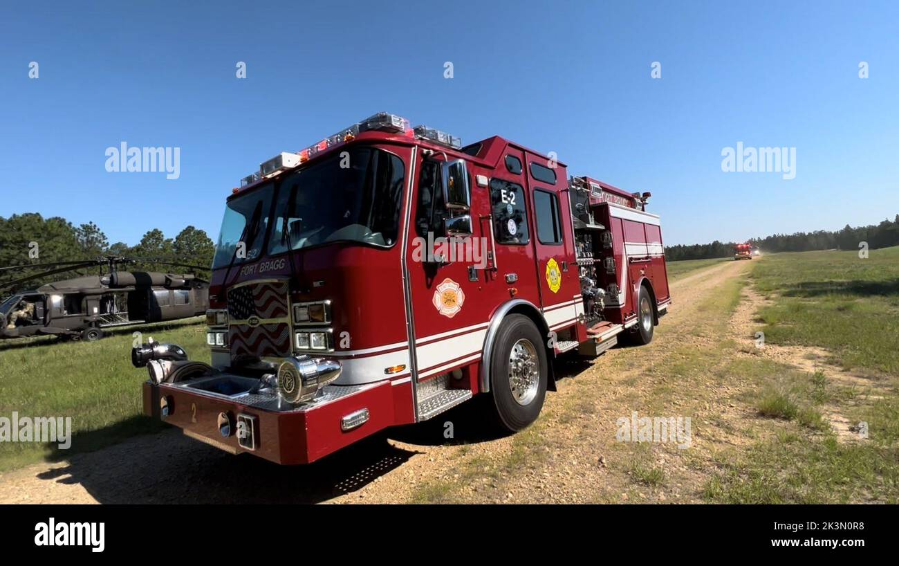 Fort Bragg Fire and Emergency Services conduct a downed aircraft ...