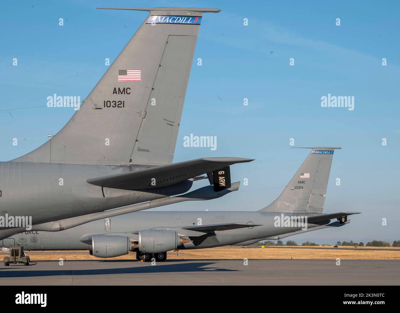 Two U.S. Air Force KC-135 Stratotankers from MacDill Air Force Base ...