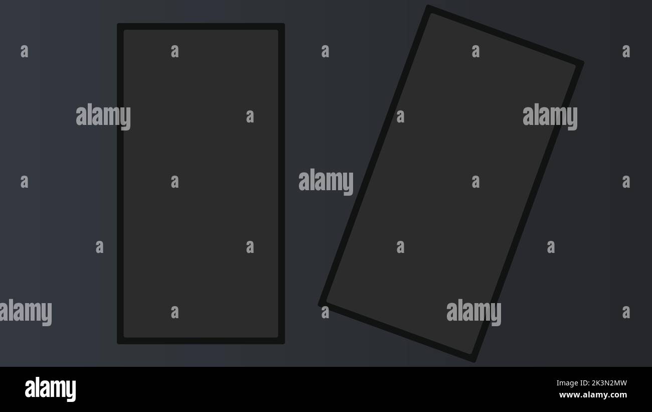 Realistic phone display. Phone monitor mockup banner. Phone realistic ...