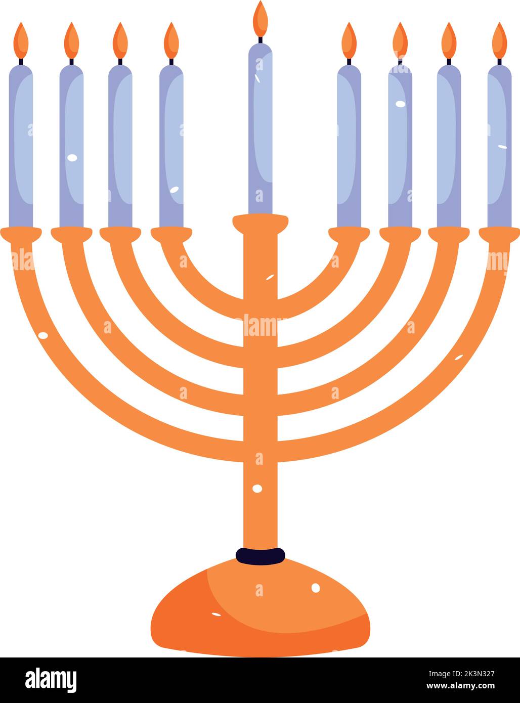 jewish menorah icon Stock Vector Image & Art - Alamy