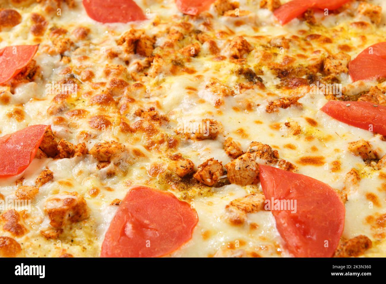 Pizza background - macro shot of italian pizza. It can be used as an ...