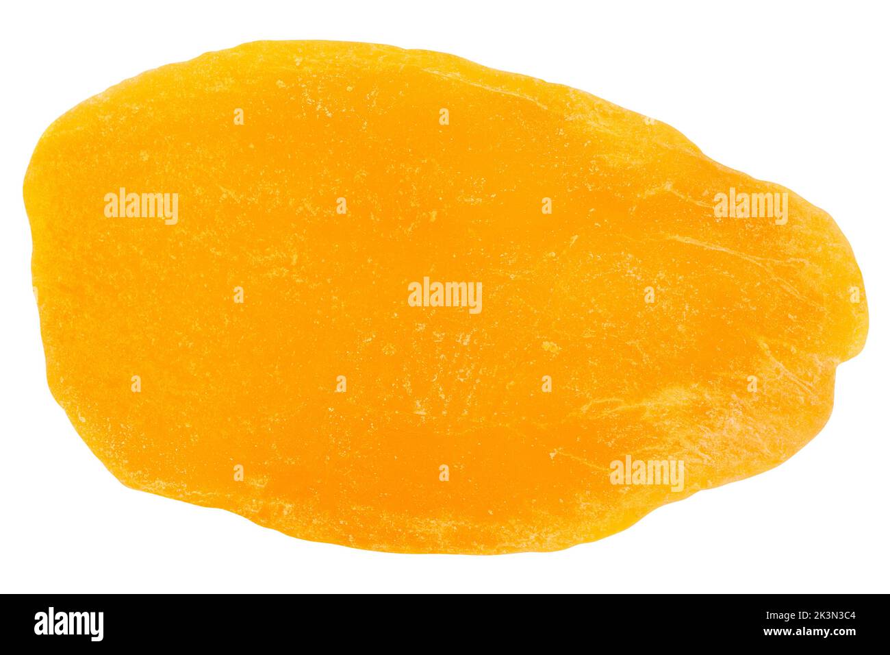 Dried Mango, isolated on white background, clipping path, full depth of ...