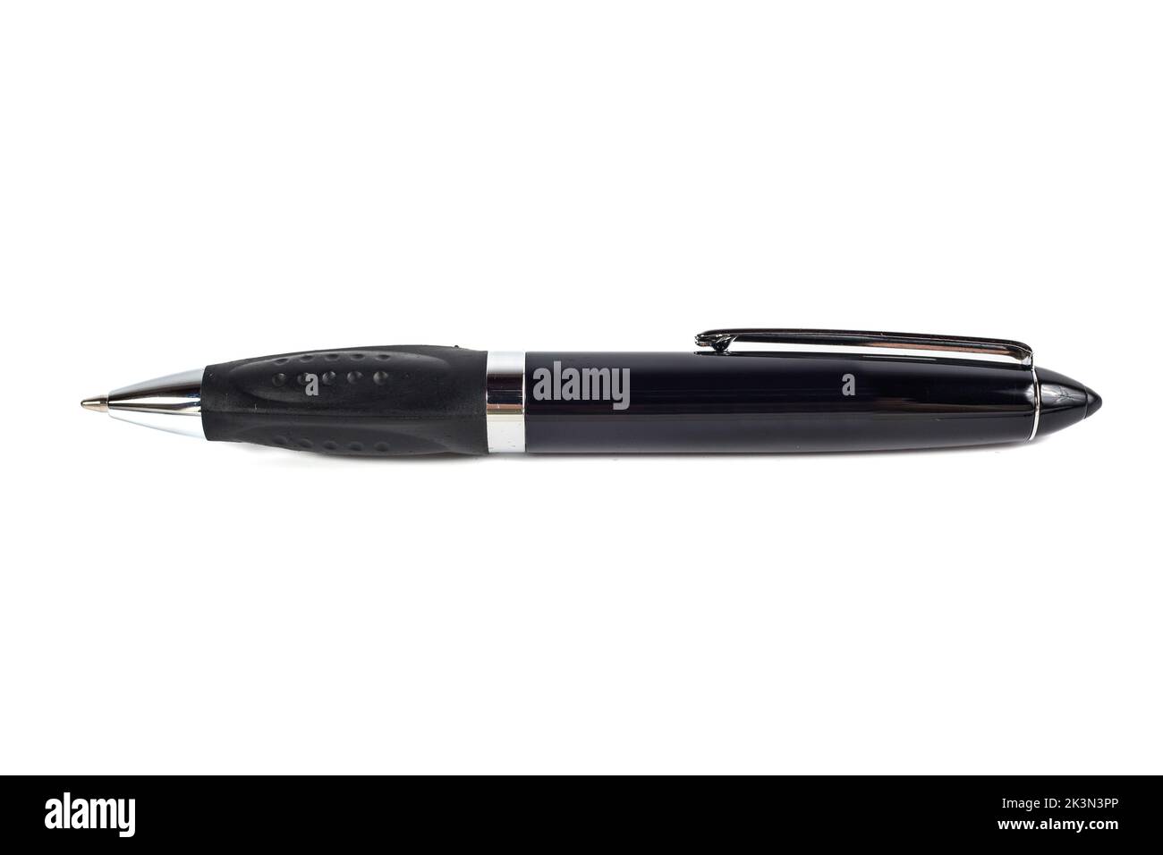 A black thick pen isolated on a white background Stock Photo - Alamy