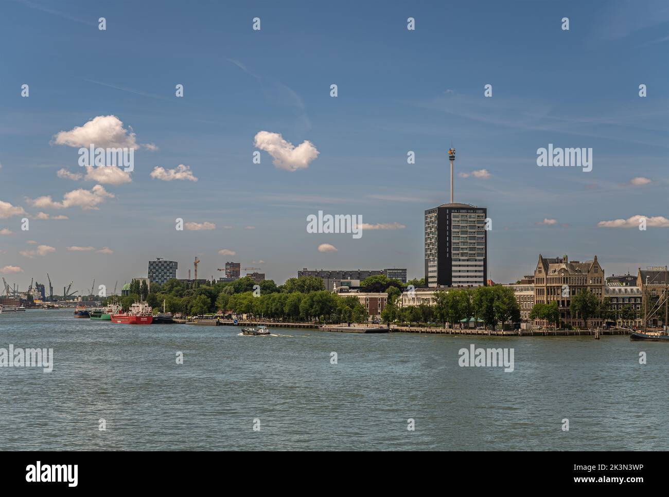 Rotterdam residential tower under hi-res stock photography and images ...