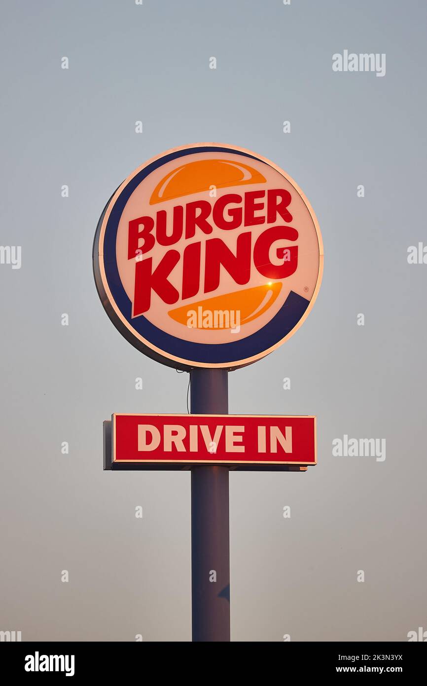 Burger King Sign Stock Photo - Alamy