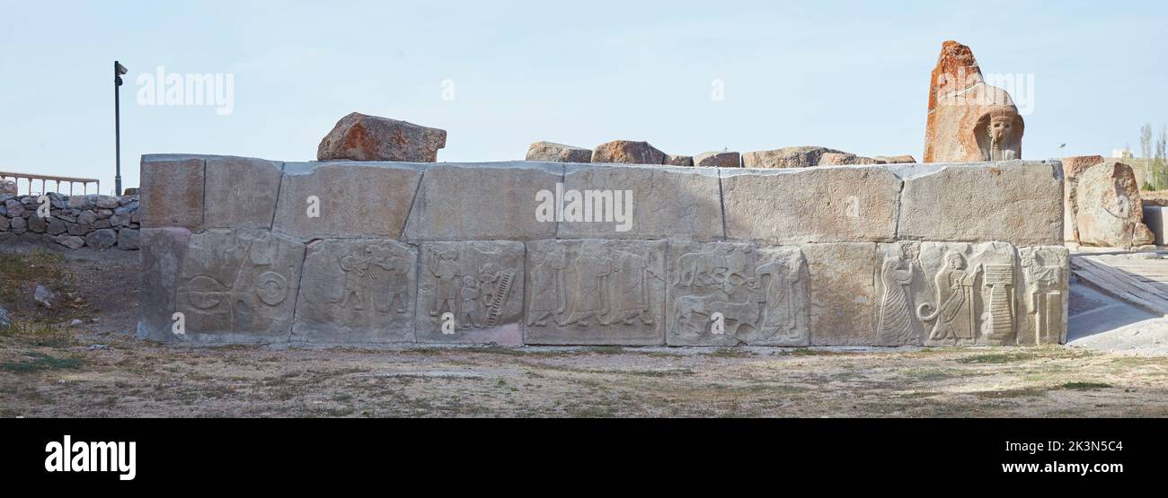The Hattian and Hittite Ruins of Alaca Hoyuk Stock Photo - Alamy