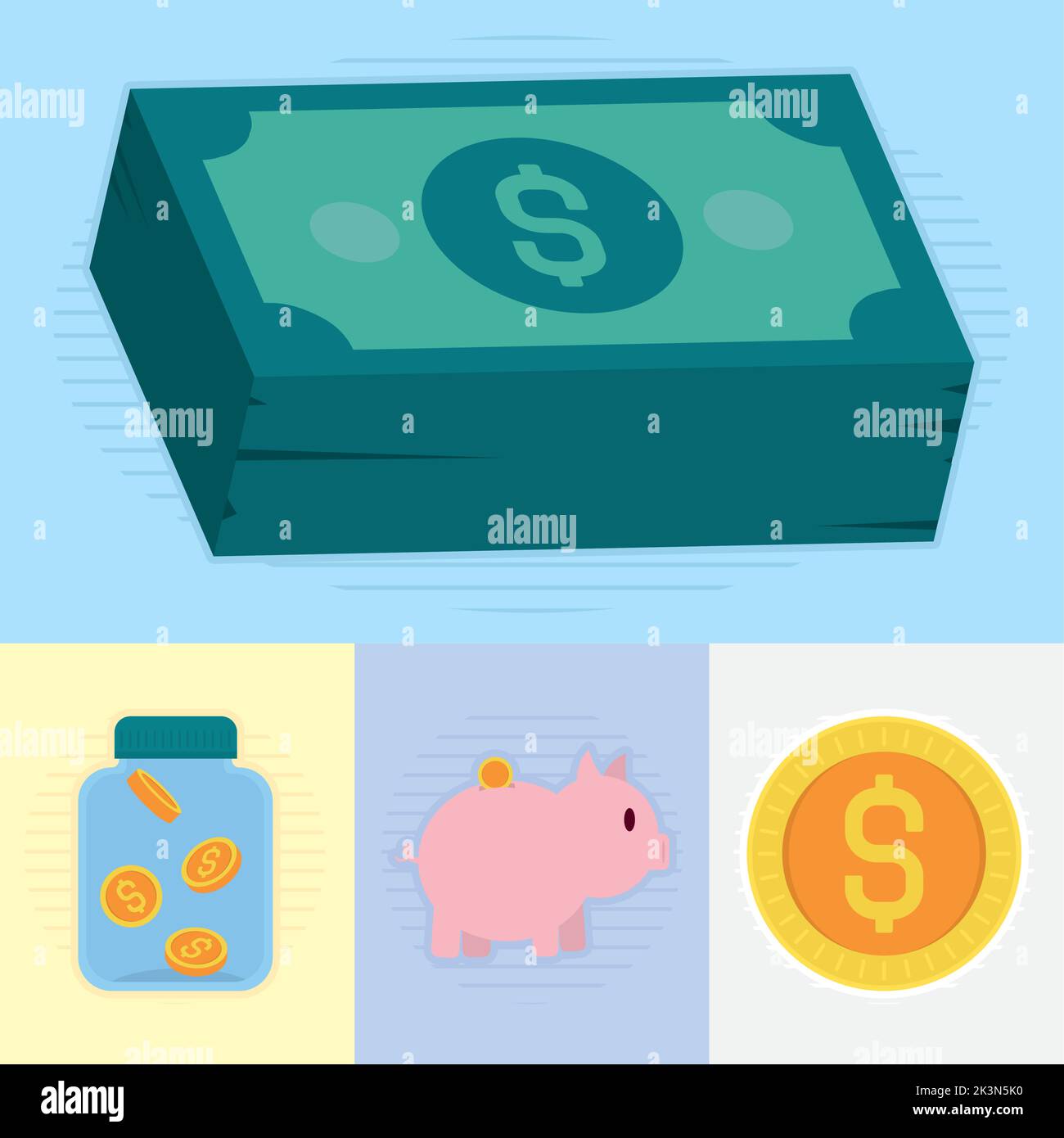 money icon collection Stock Vector Image & Art - Alamy