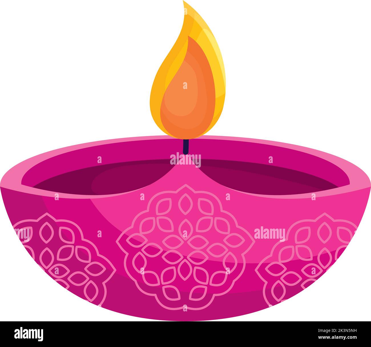 pink diya icon Stock Vector Image & Art - Alamy