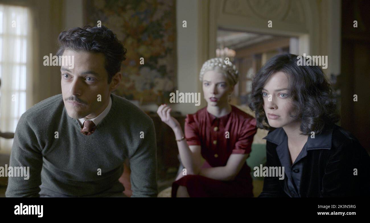 AMSTERDAM, from left: Rami Malek, Anya Taylor-Joy, Margot Robbie, 2022 ...