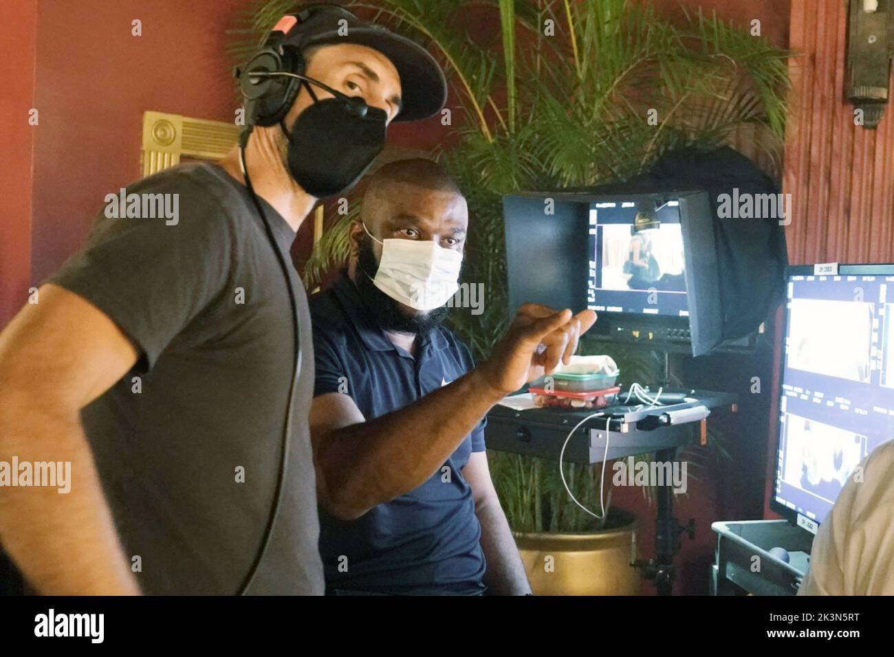 A JAZZMAN'S BLUES, from left: cinematographer Brett Pawlak, director ...
