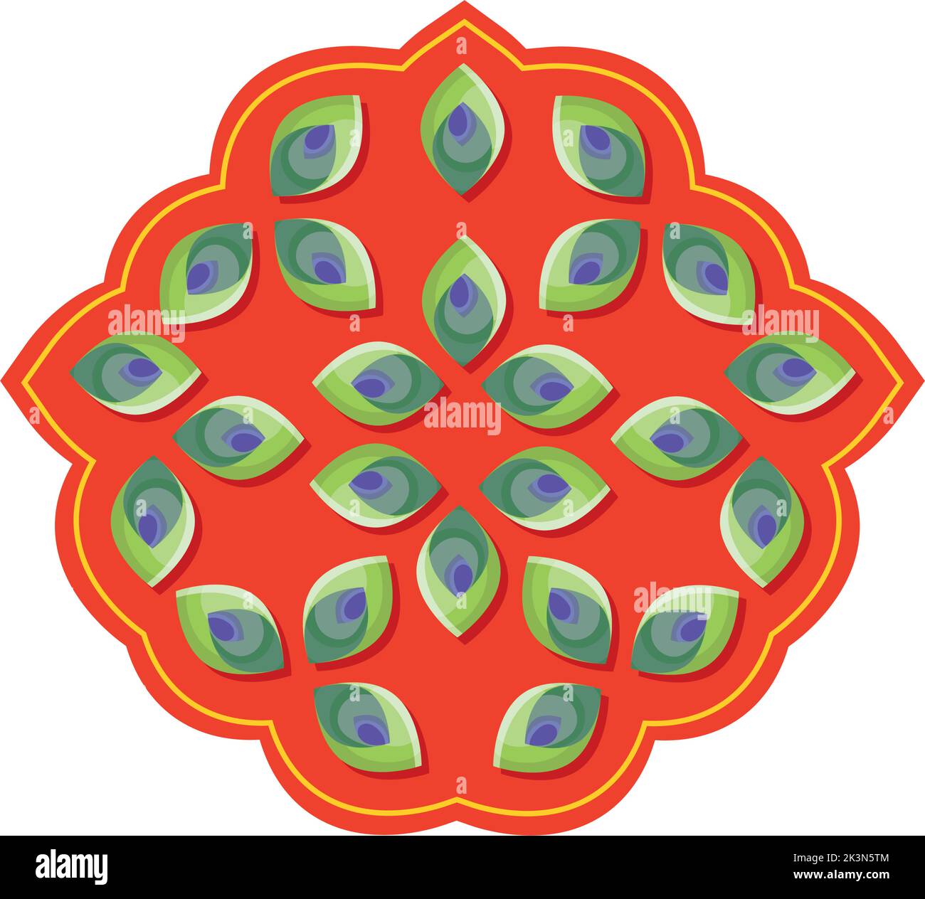 Rangolis Stock Vector Images - Alamy