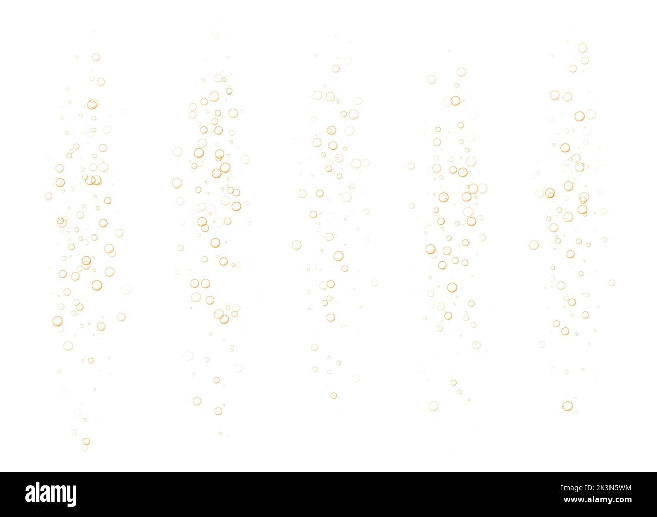 Underwater fizzing bubbles, soda or champagne carbonated drink, sparkling water Stock Vector ...