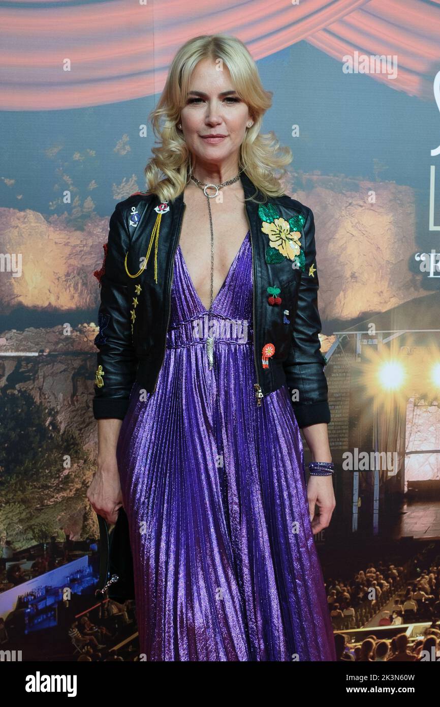 Madrid, Spain. 27th Sep, 2022. Valeria Mazza attends the 'Starlite 1 ...