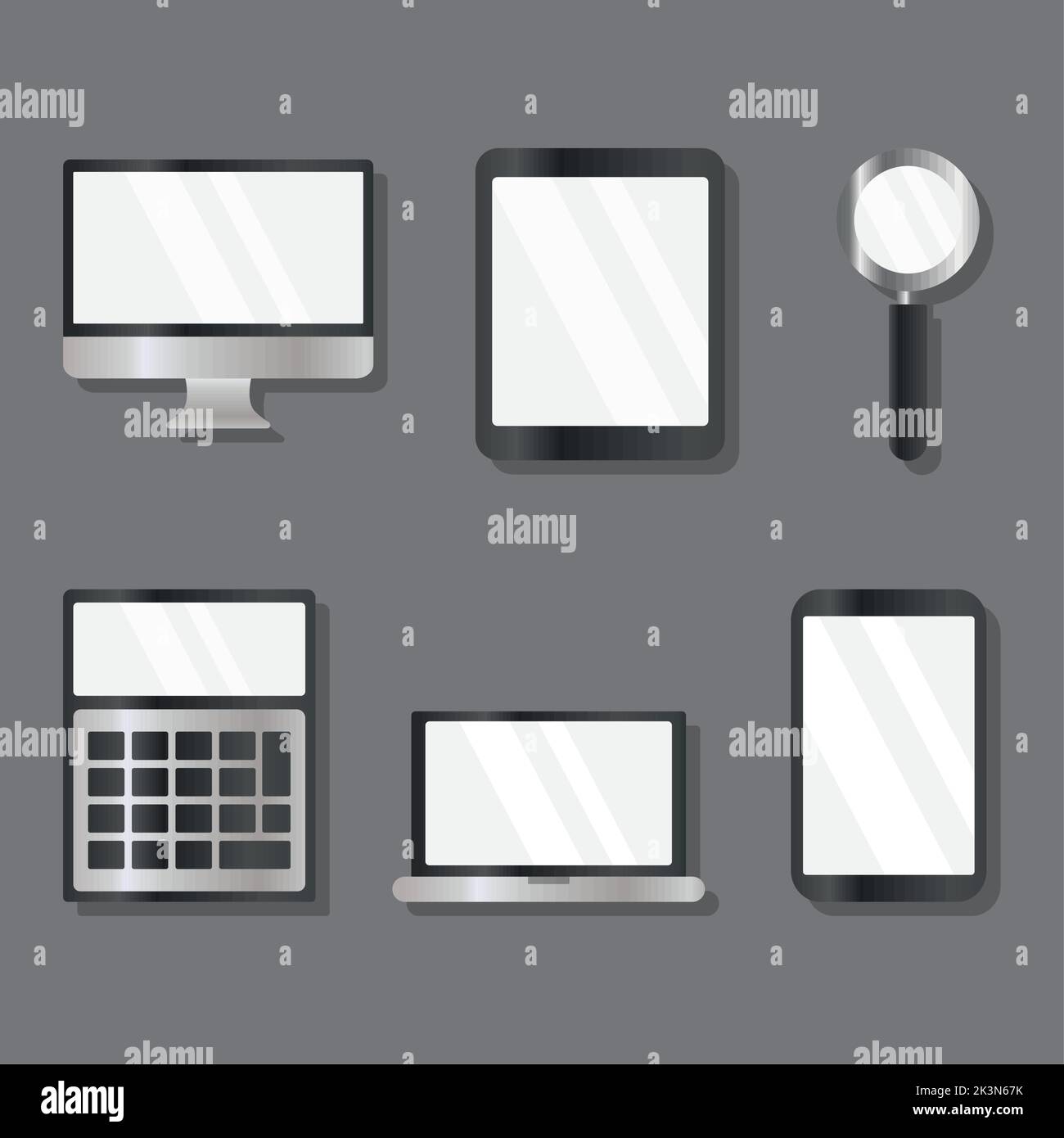 portable devices mockups set Stock Vector Image & Art - Alamy