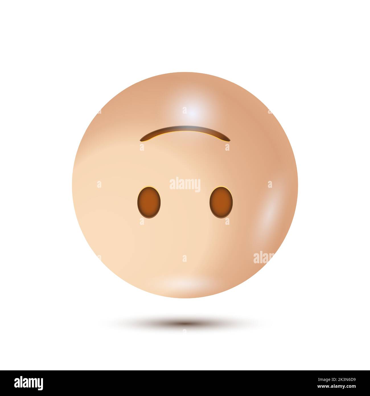 Upside down face. 3D stylized vector icon. smiling emoticon character ...