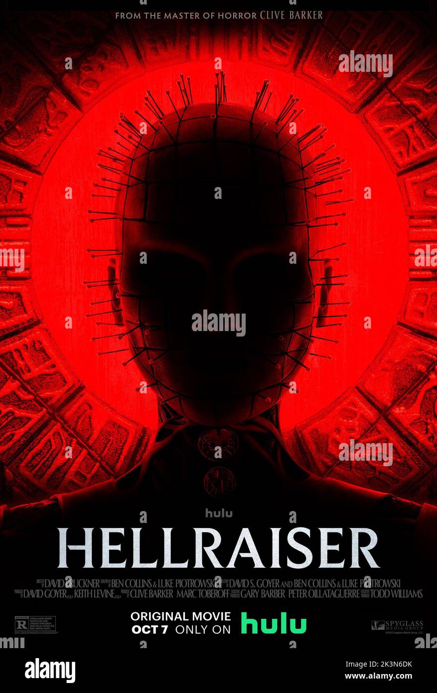 HELLRAISER, US poster, Jamie Clayton as Pinhead, 2022. © Hulu ...