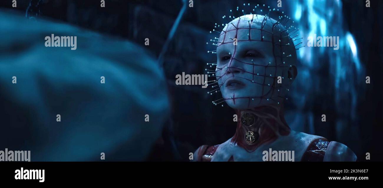HELLRAISER, Jamie Clayton as Pinhead, 2022. © Hulu / Courtesy Everett ... HELLRAISER, Jamie Clayton as Pinhead, 2022. © Hulu / Courtesy Everett ...